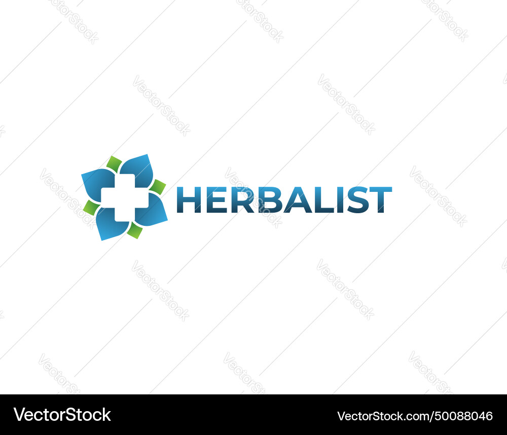 Simple pharmacy symbol icon business logo design Vector Image
