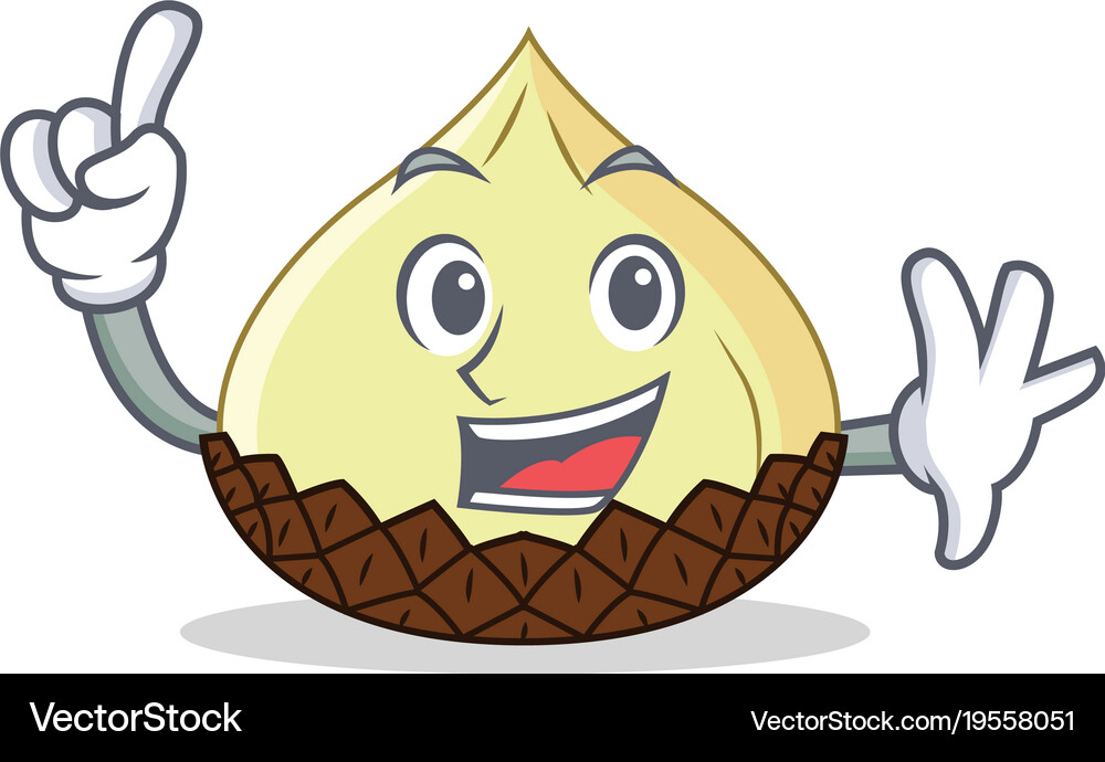 Finger snake fruit mascot cartoon Royalty Free Vector Image