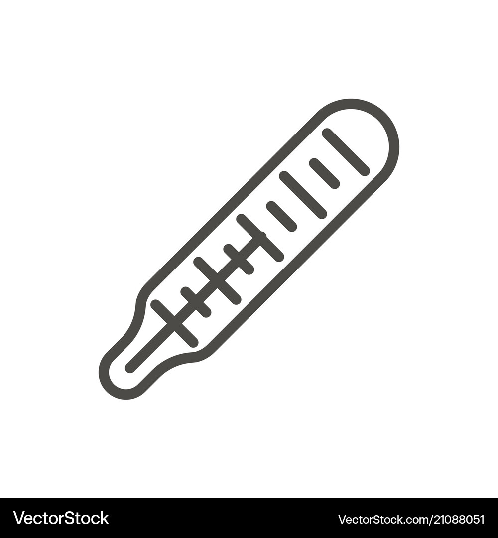 Hot Thermometer Coloring Page