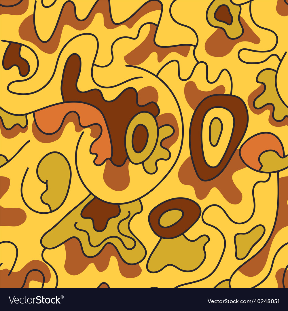 Seamless artwork with hand drawn abstract pattern Vector Image