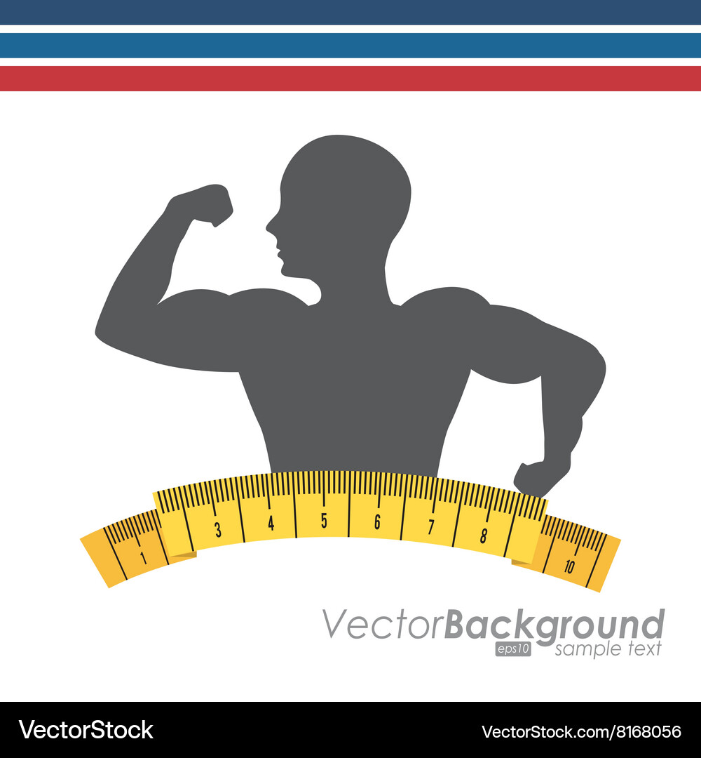 Fitness sport design Royalty Free Vector Image