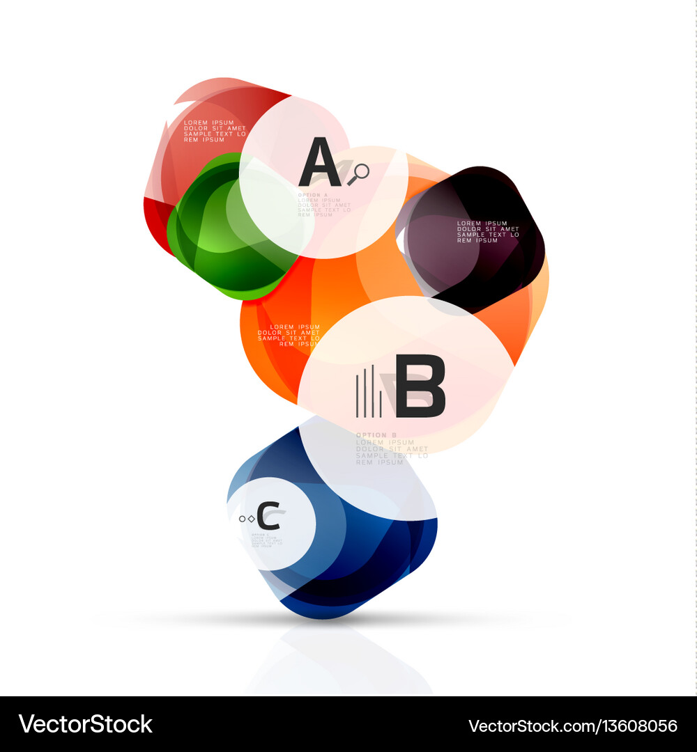 Shiny abstract elements Royalty Free Vector Image