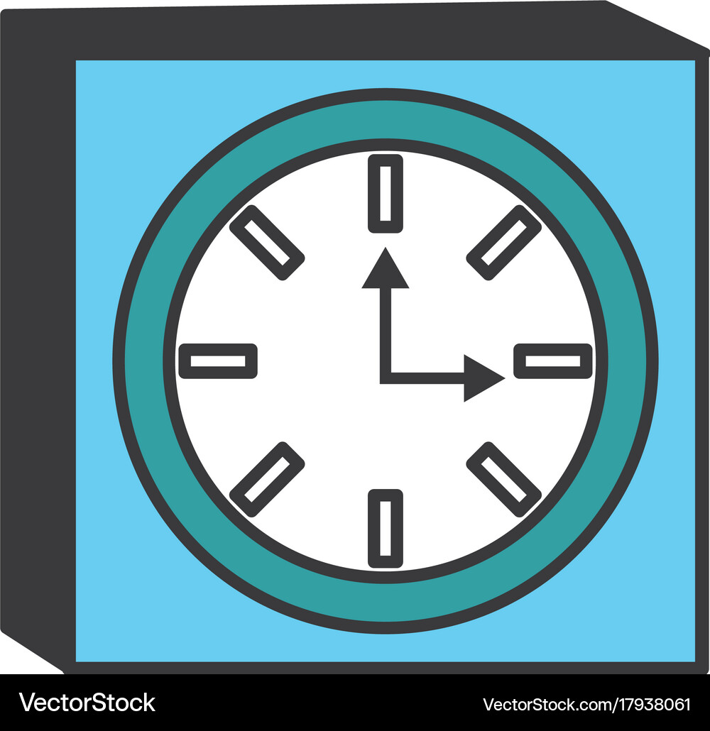 Clock Royalty Free Vector Image - VectorStock