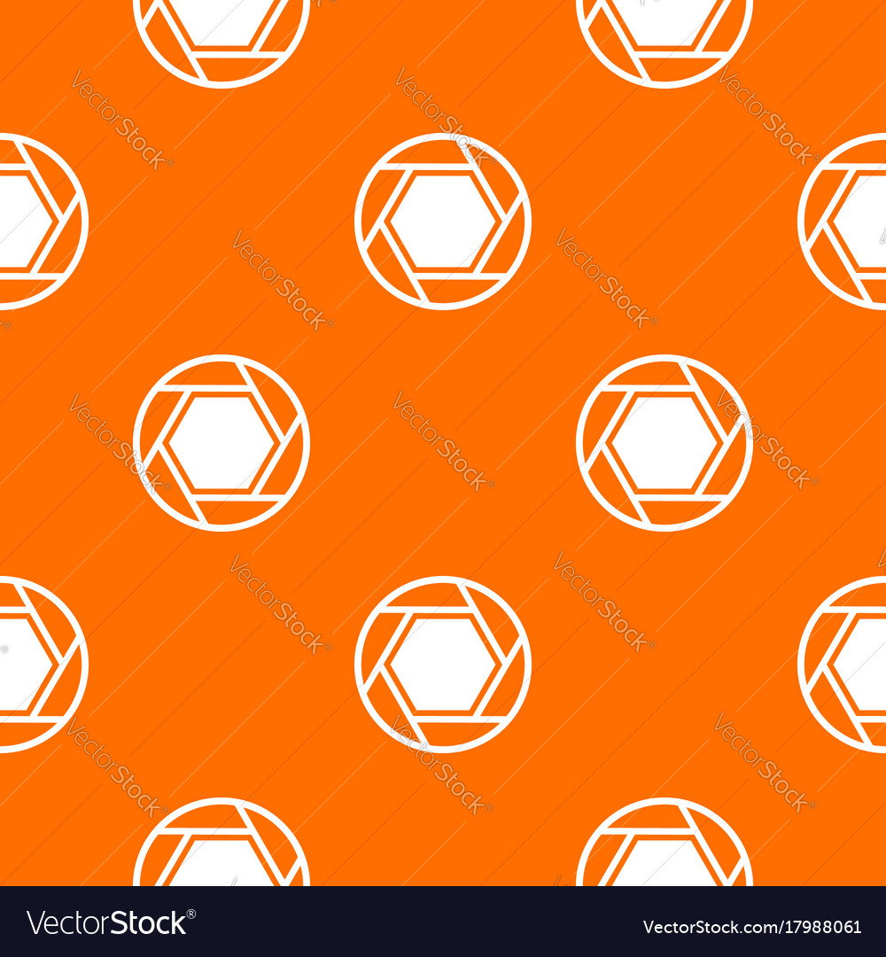 Close objective pattern seamless Royalty Free Vector Image