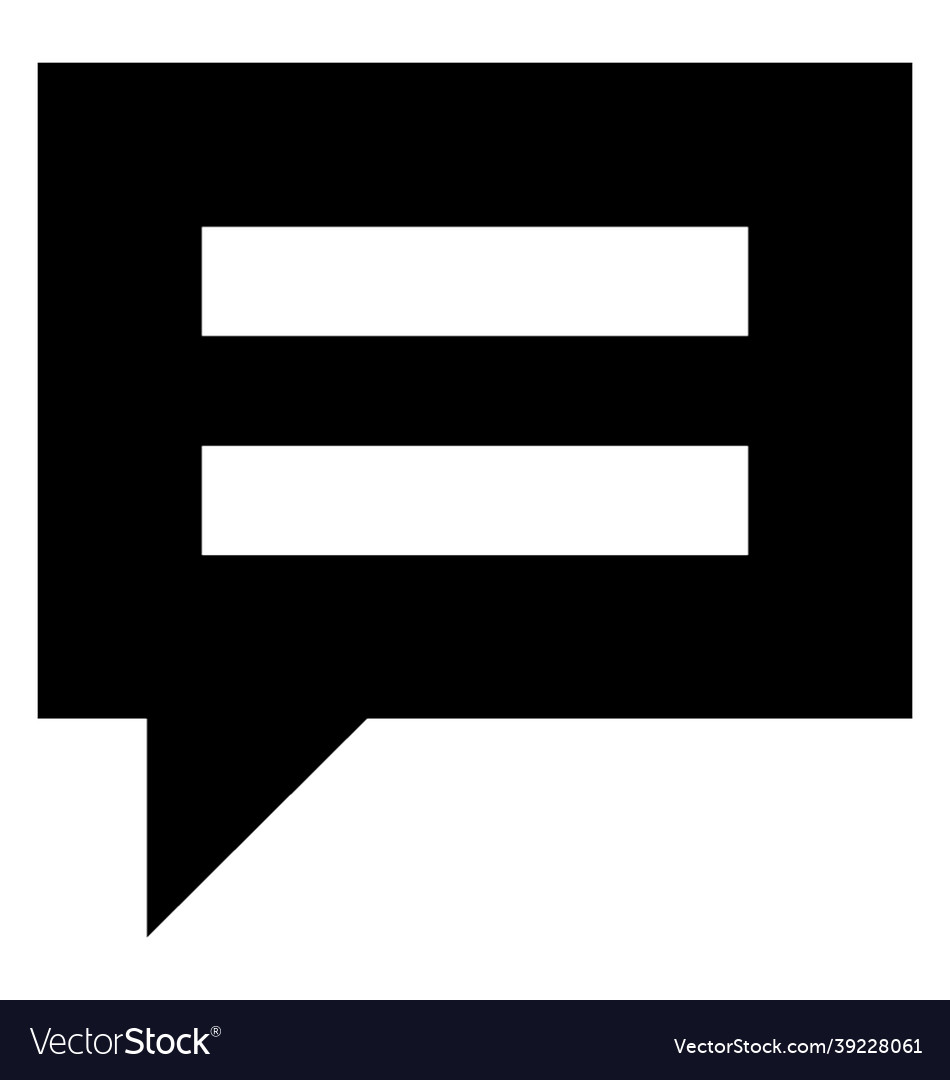 Message bubble Royalty Free Vector Image - VectorStock