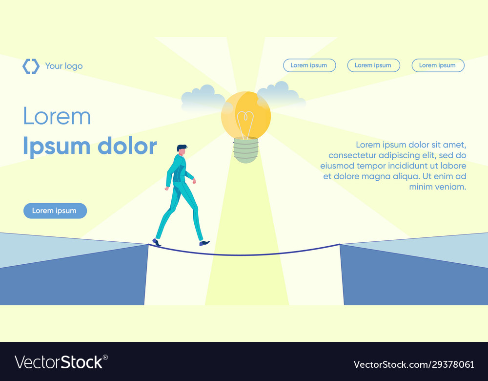 Problems overcoming and difficult tasks solving Vector Image