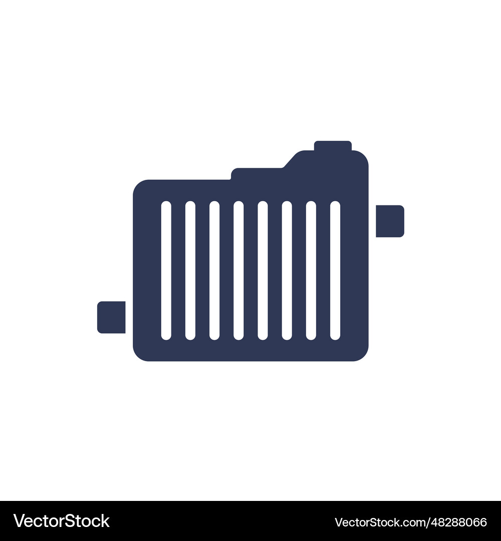 Car radiator icon pictogram Royalty Free Vector Image