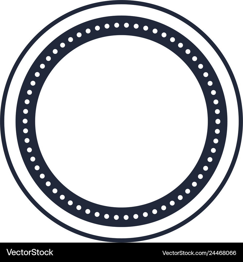 Circle seal stamp icon Royalty Free Vector Image