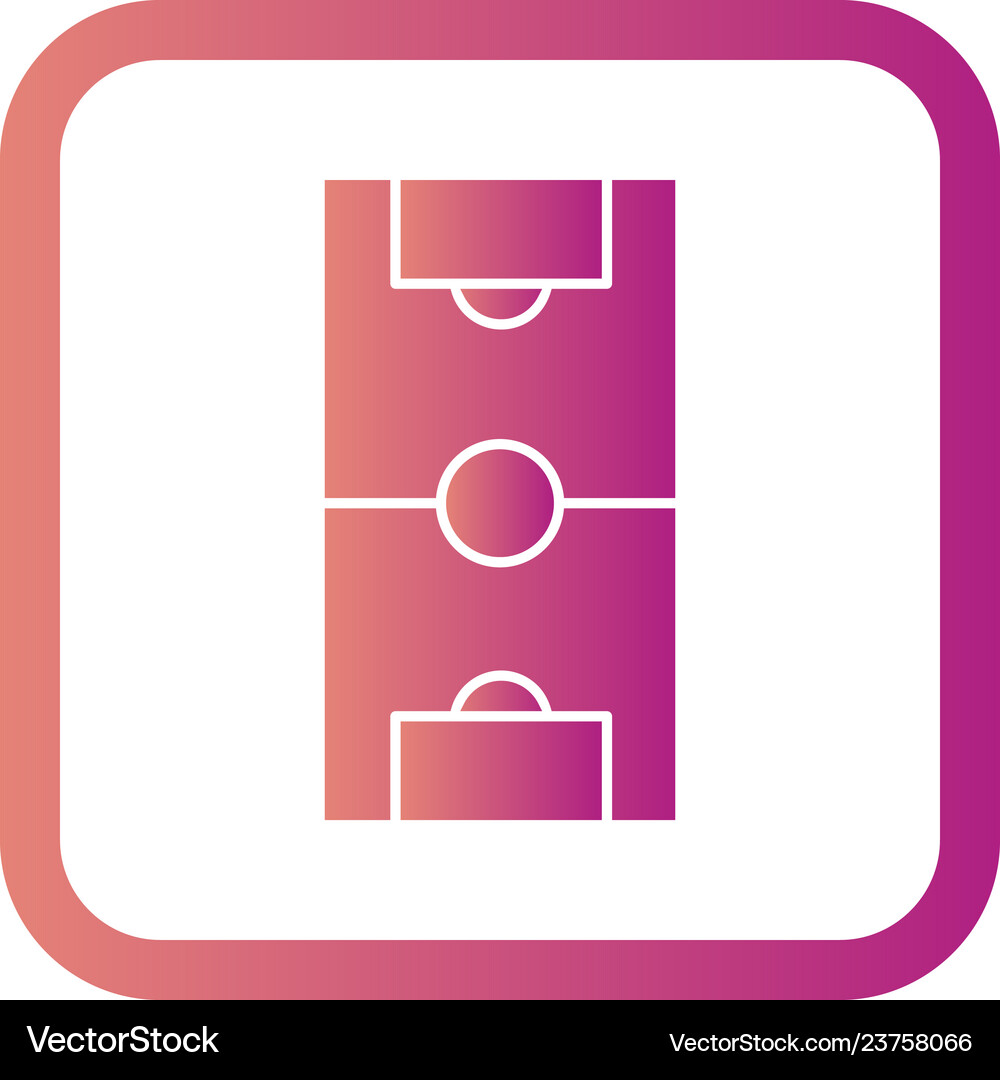 Football field icon Royalty Free Vector Image - VectorStock