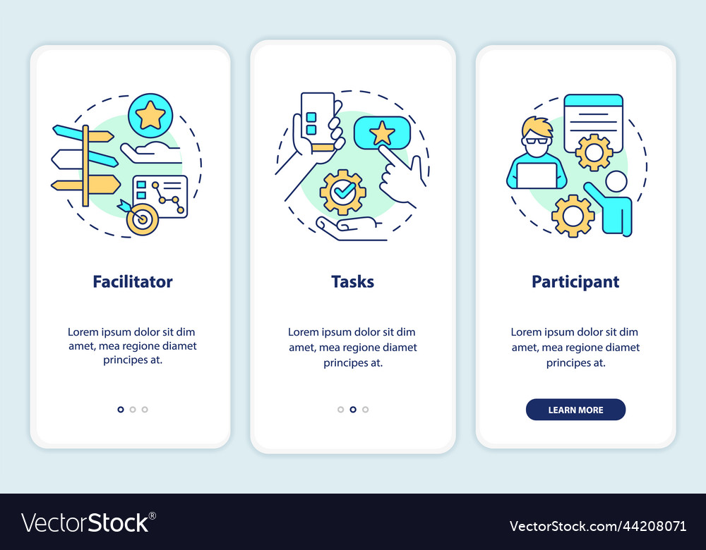 Core Components Of Usability Test Onboarding Vector Image