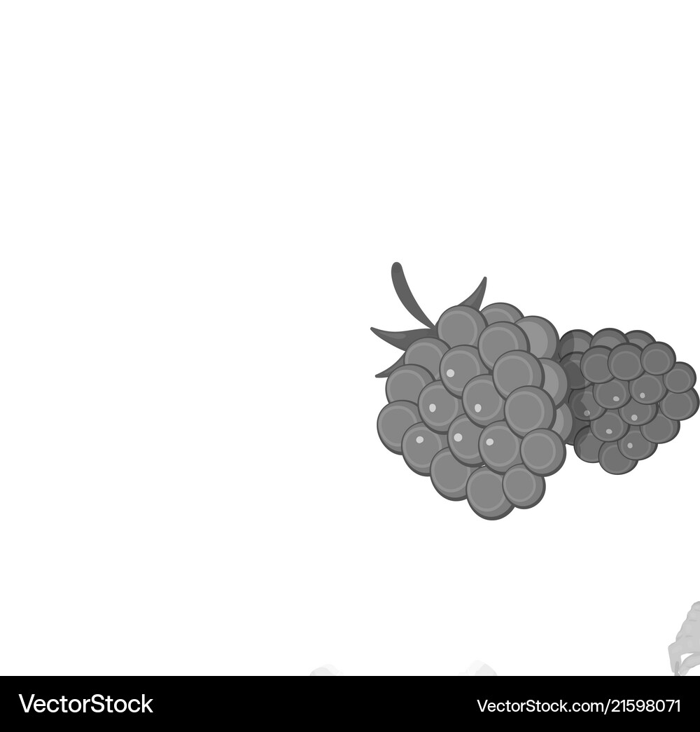 Dessert fragrant monochrome icons in set Vector Image
