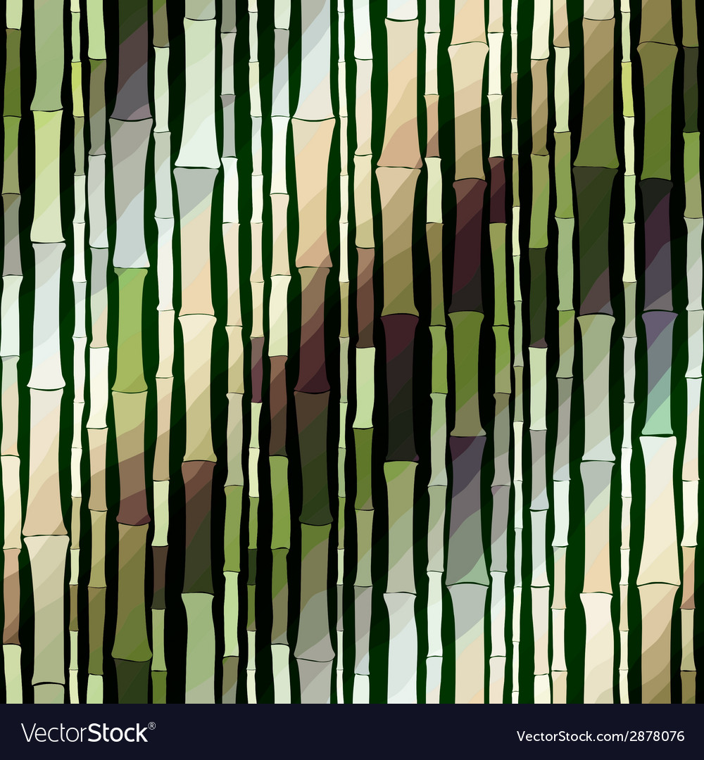 Bamboo pattern Royalty Free Vector Image - VectorStock