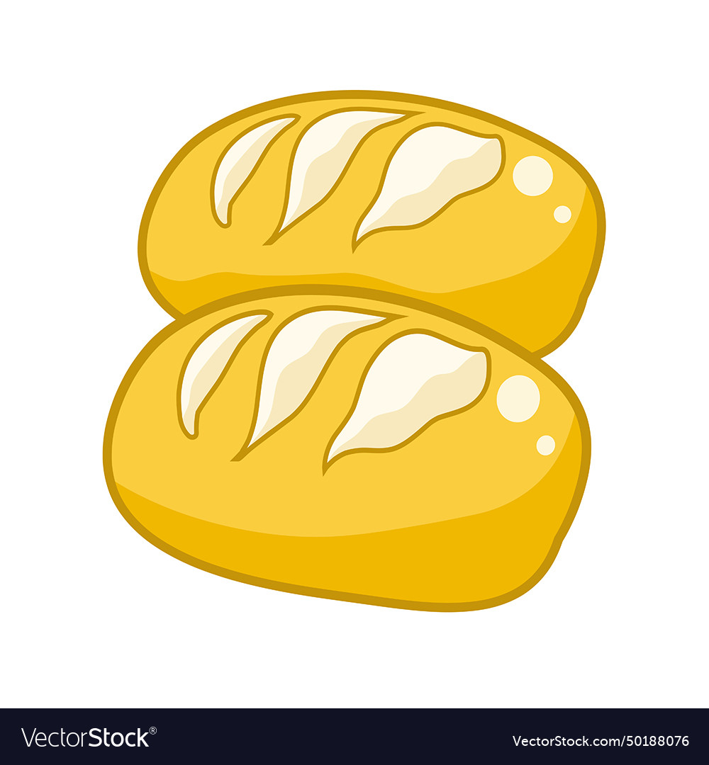 Bread isolated Royalty Free Vector Image - VectorStock