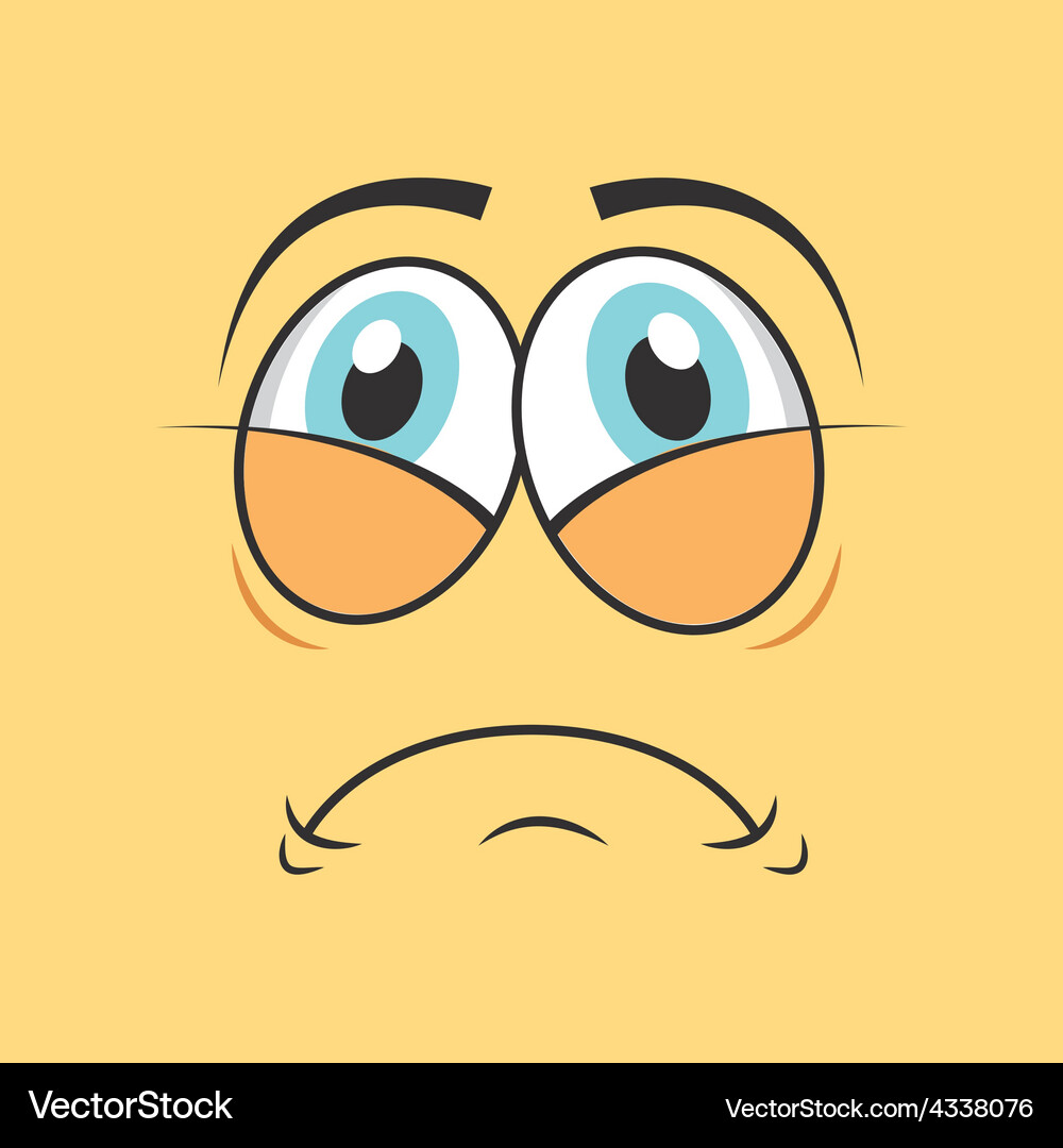 Cartoon face Royalty Free Vector Image - VectorStock