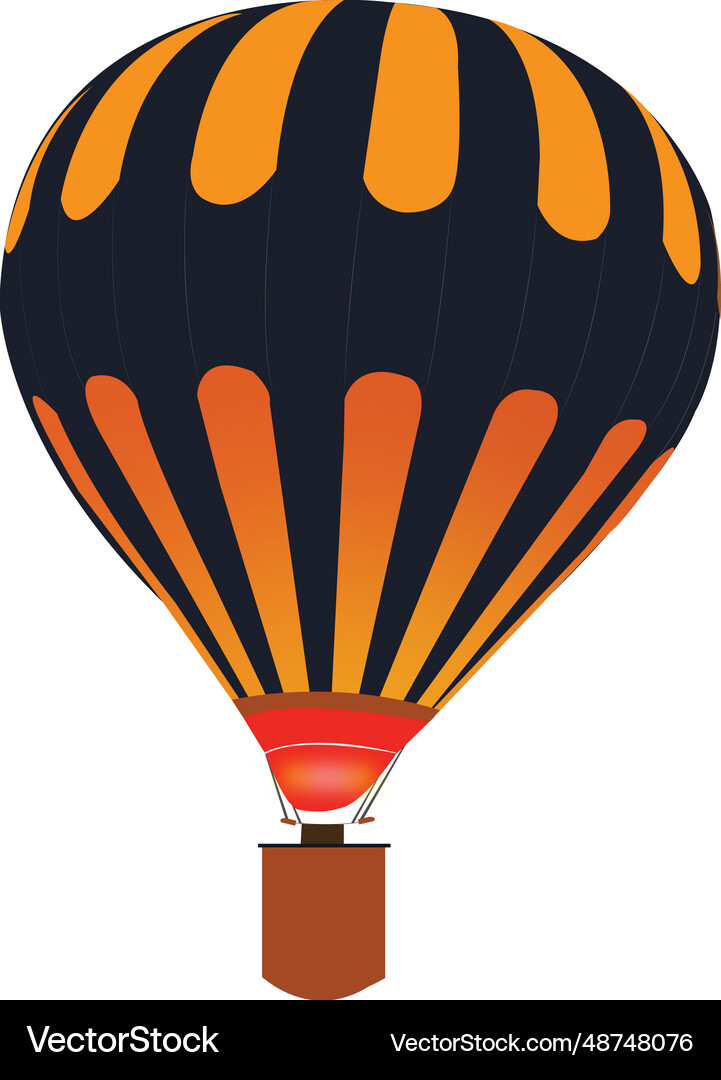 Image of hot air balloon Royalty Free Vector Image