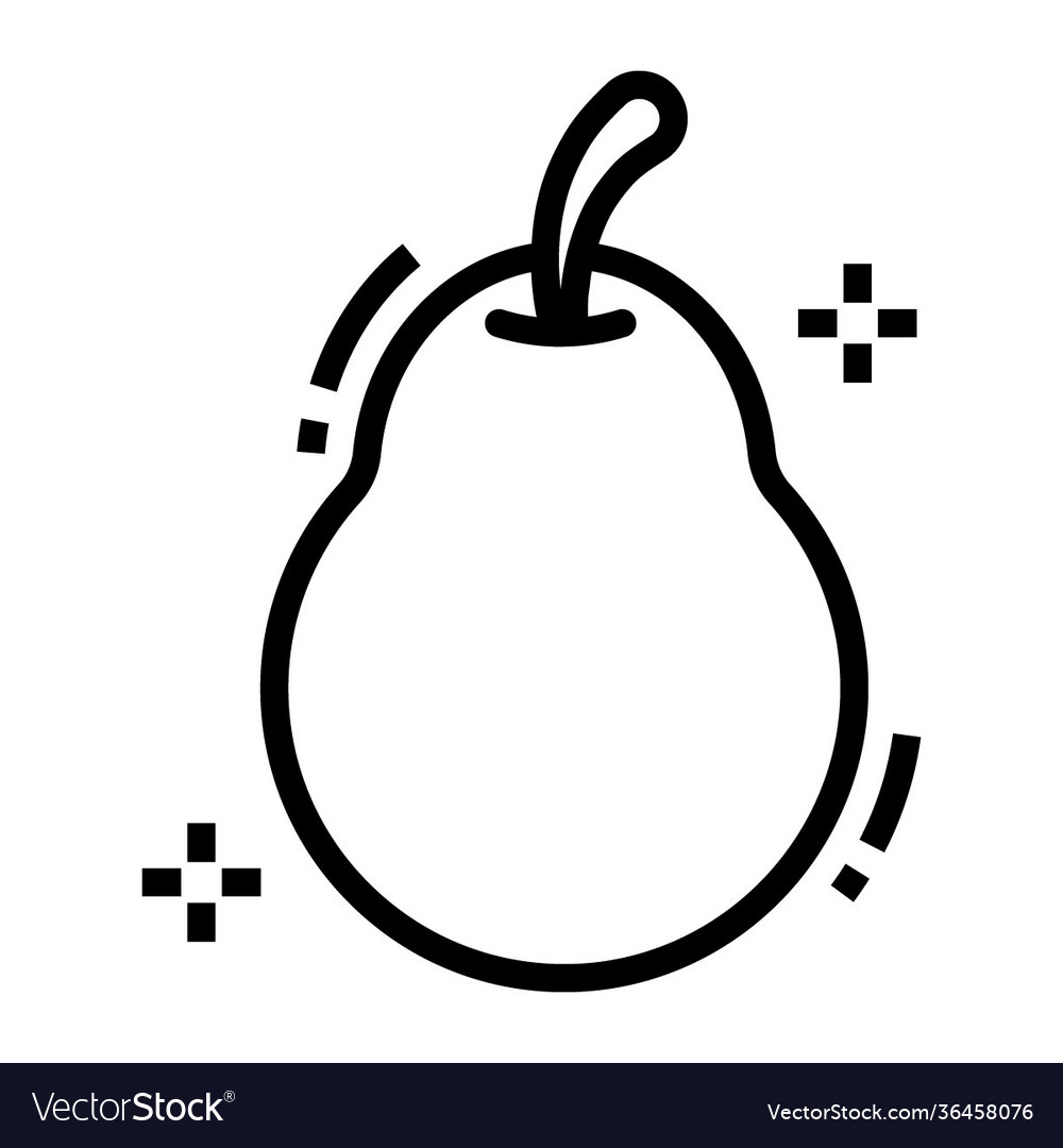 Pear Royalty Free Vector Image - VectorStock
