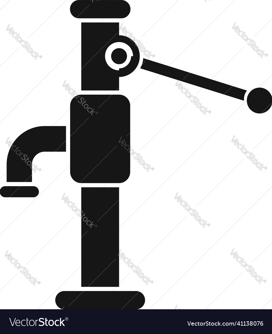 Water pipe pump icon simple system engine Vector Image