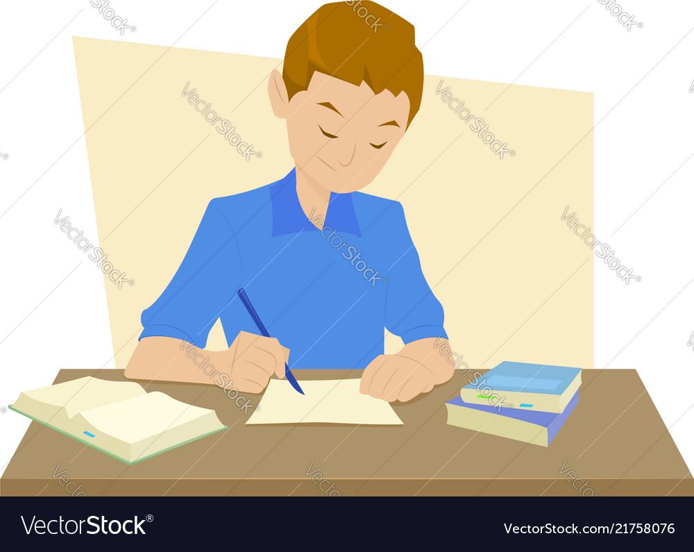 Writer Royalty Free Vector Image - VectorStock