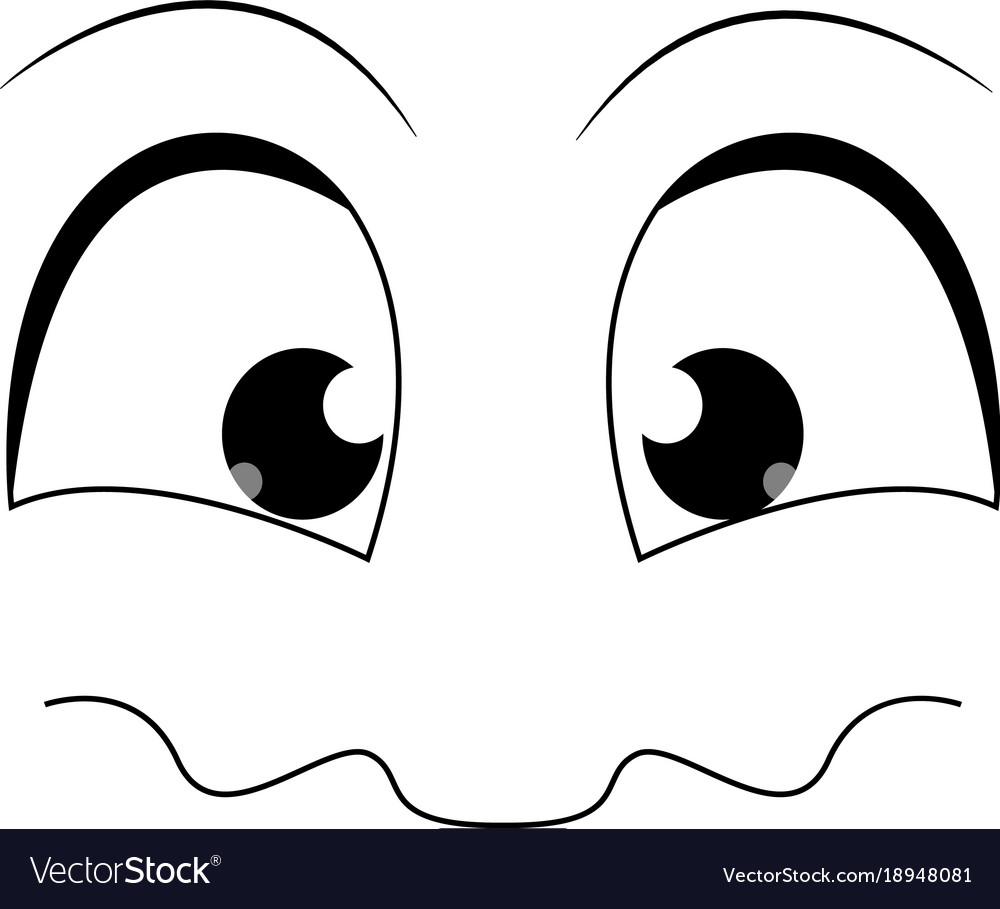 Abstract expression face Royalty Free Vector Image