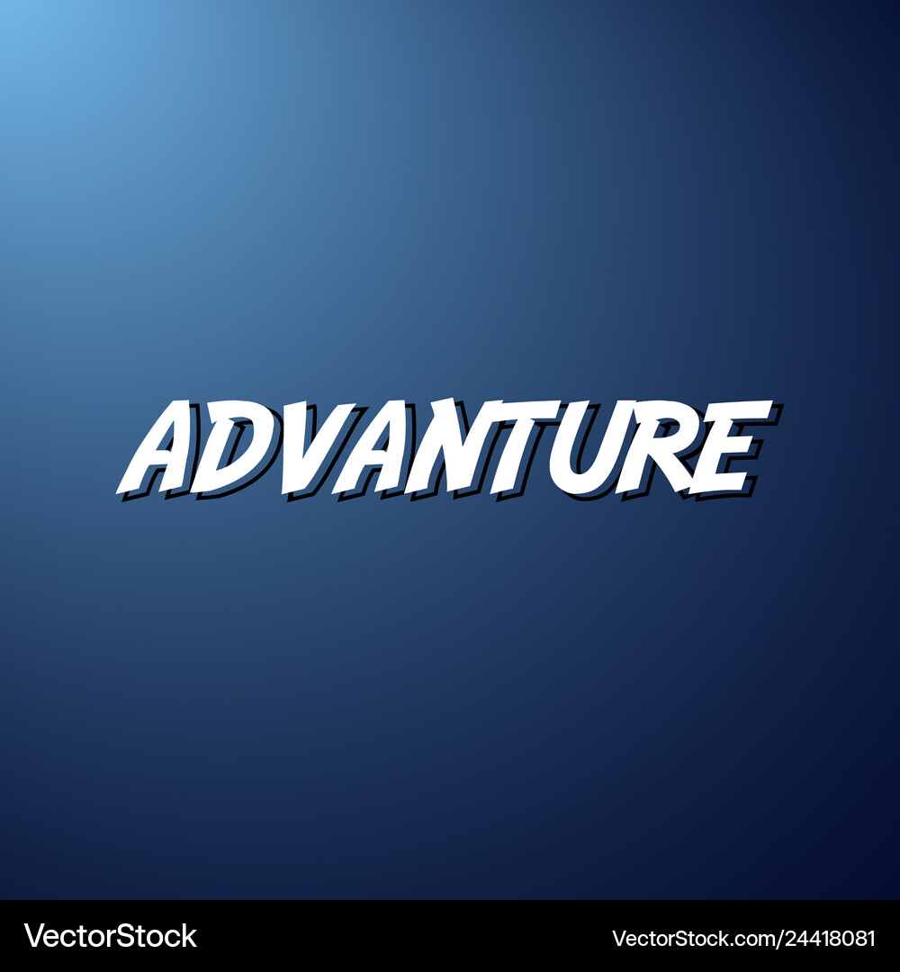 Adventure life quote with modern background Vector Image