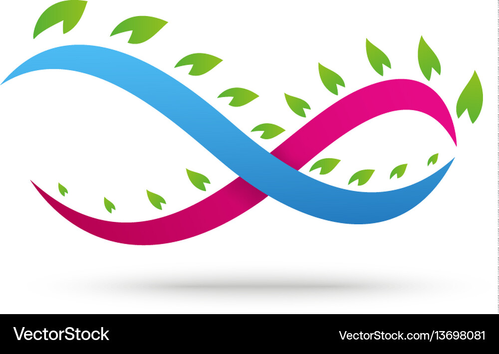 Green nature symbol element and icon Royalty Free Vector