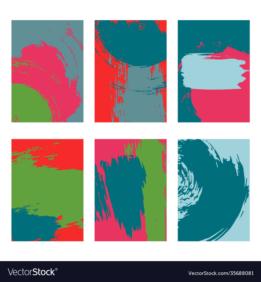 Set backgrounds for design postcards Royalty Free Vector