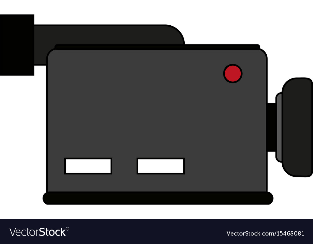 Video camera Royalty Free Vector Image - VectorStock