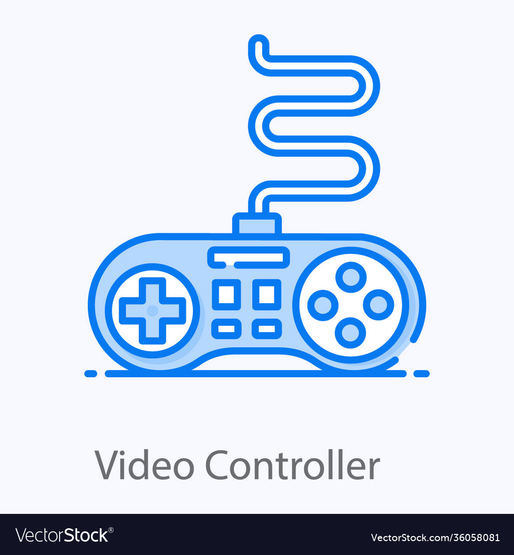 Video controller Royalty Free Vector Image - VectorStock