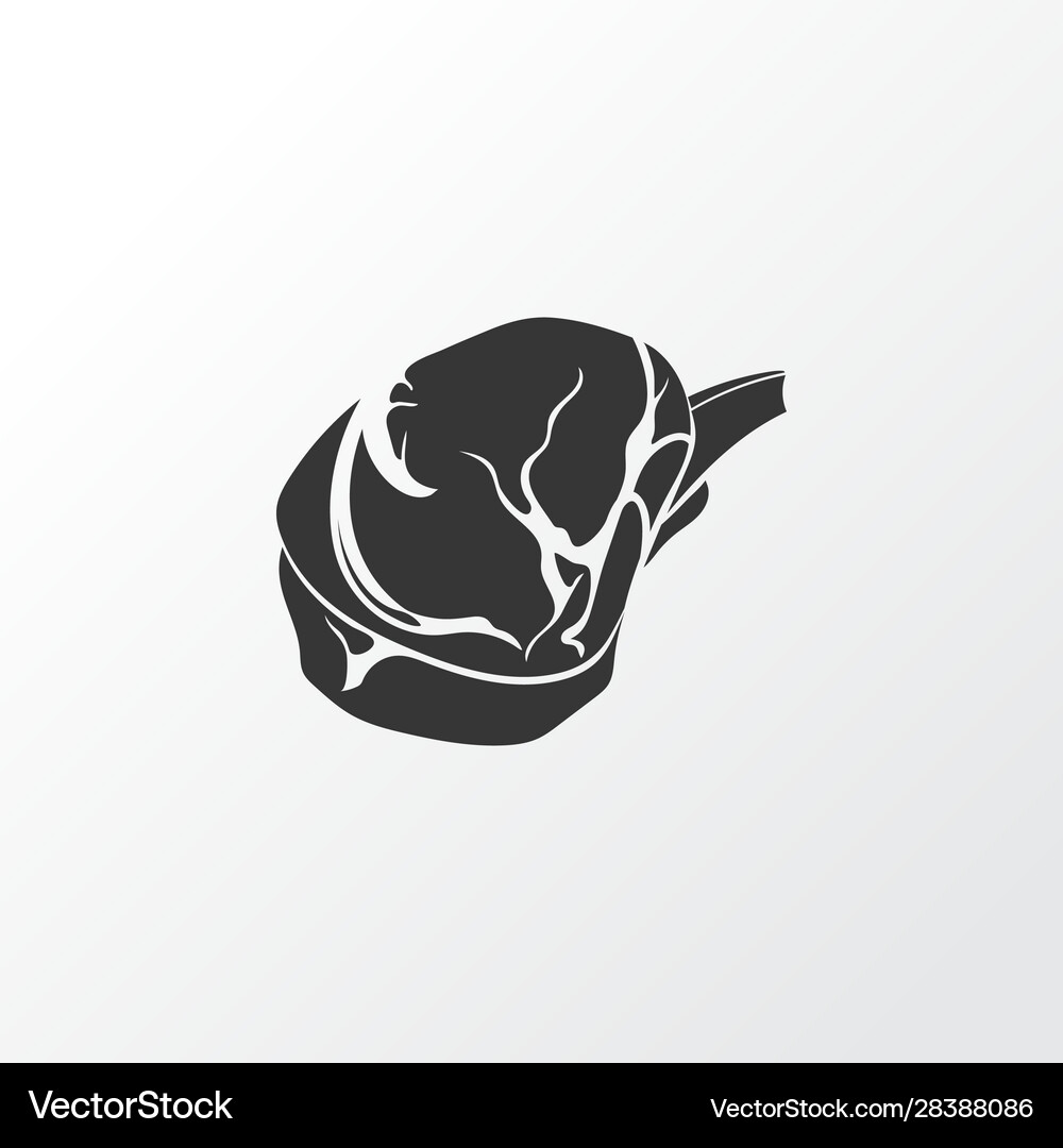 Meat icon symbol premium quality isolated ham Vector Image