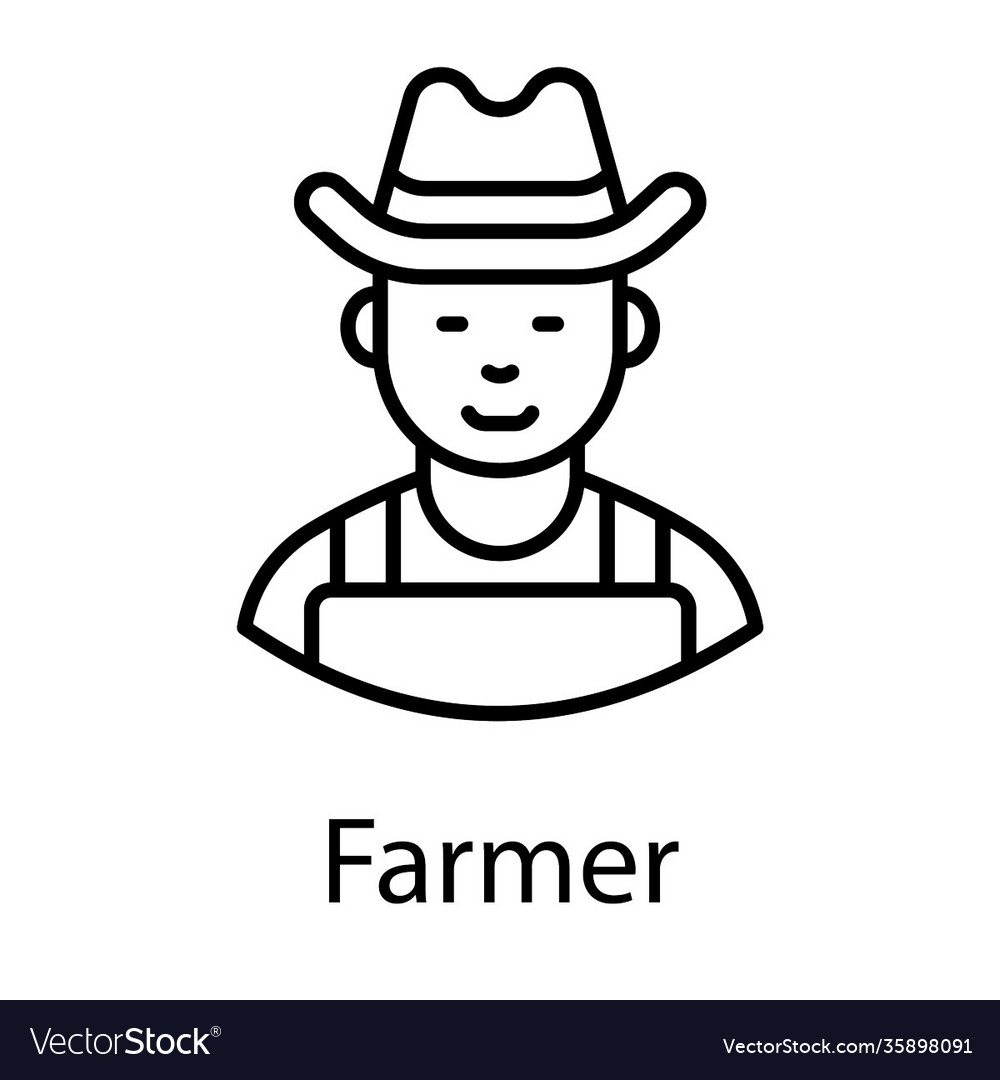 Farmer Royalty Free Vector Image - VectorStock