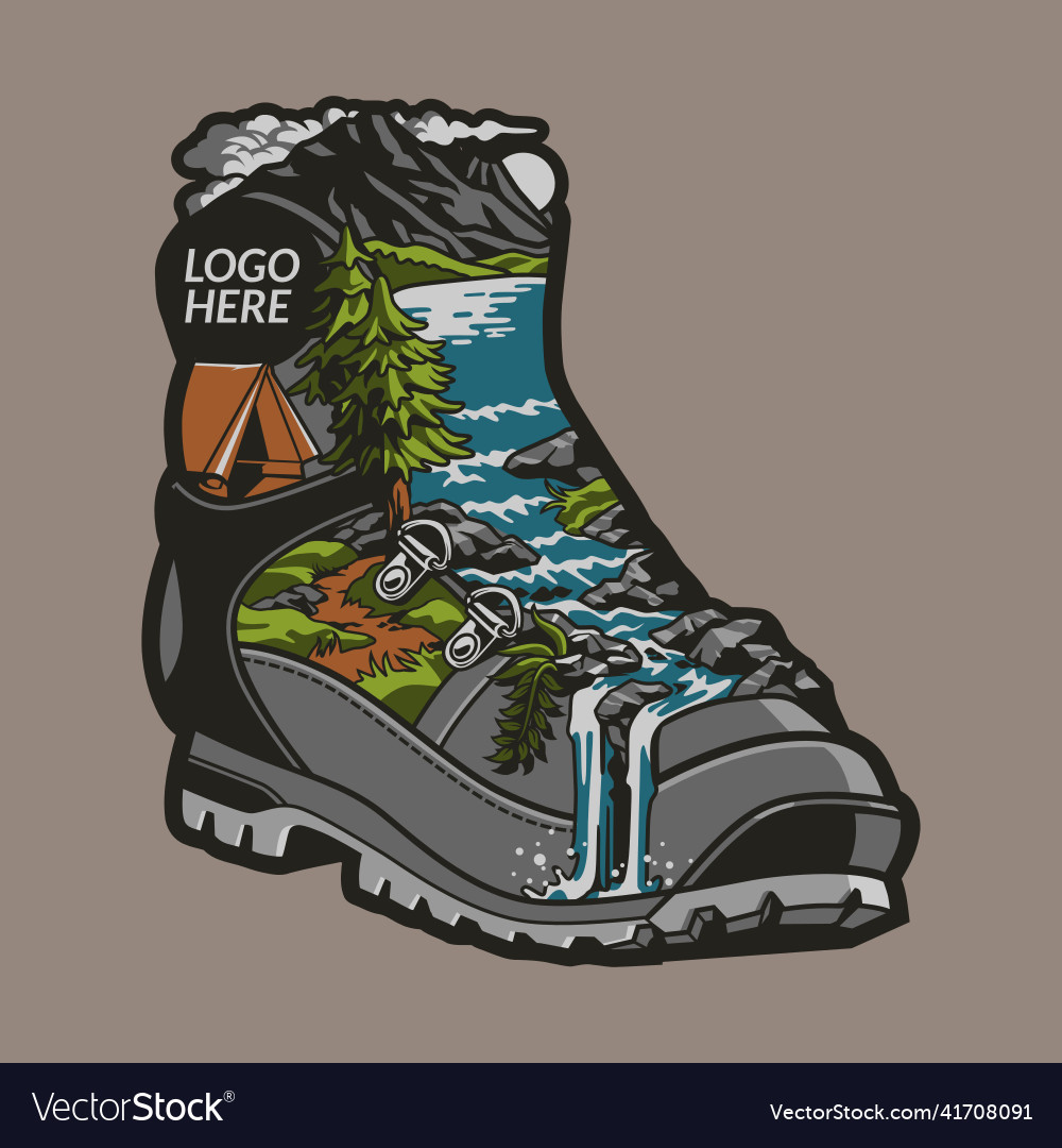 Hiking Royalty Free Vector Image - VectorStock