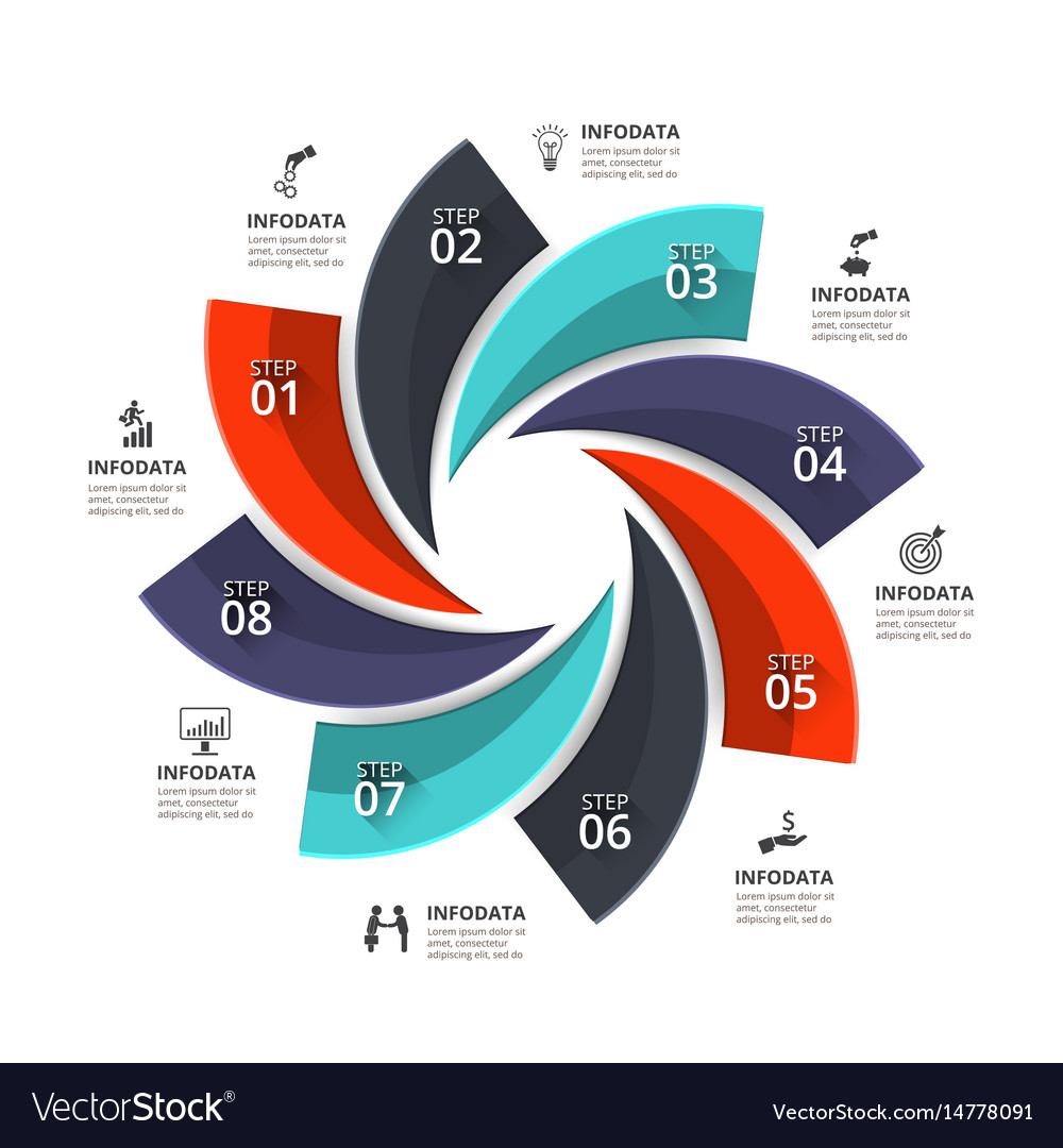 Infographic element Royalty Free Vector Image - VectorStock