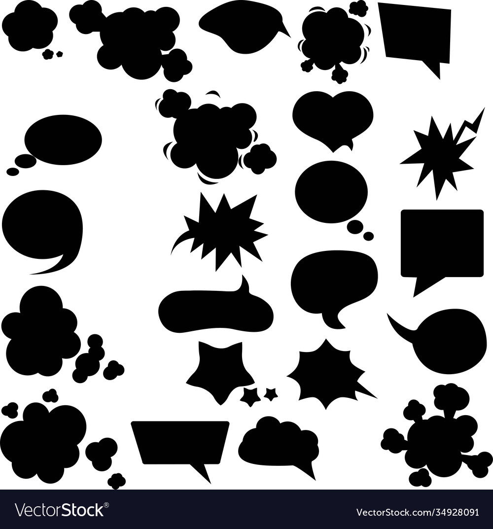 Set different speech bubbles and elements Vector Image Set different speech bubbles and elements Vector Image