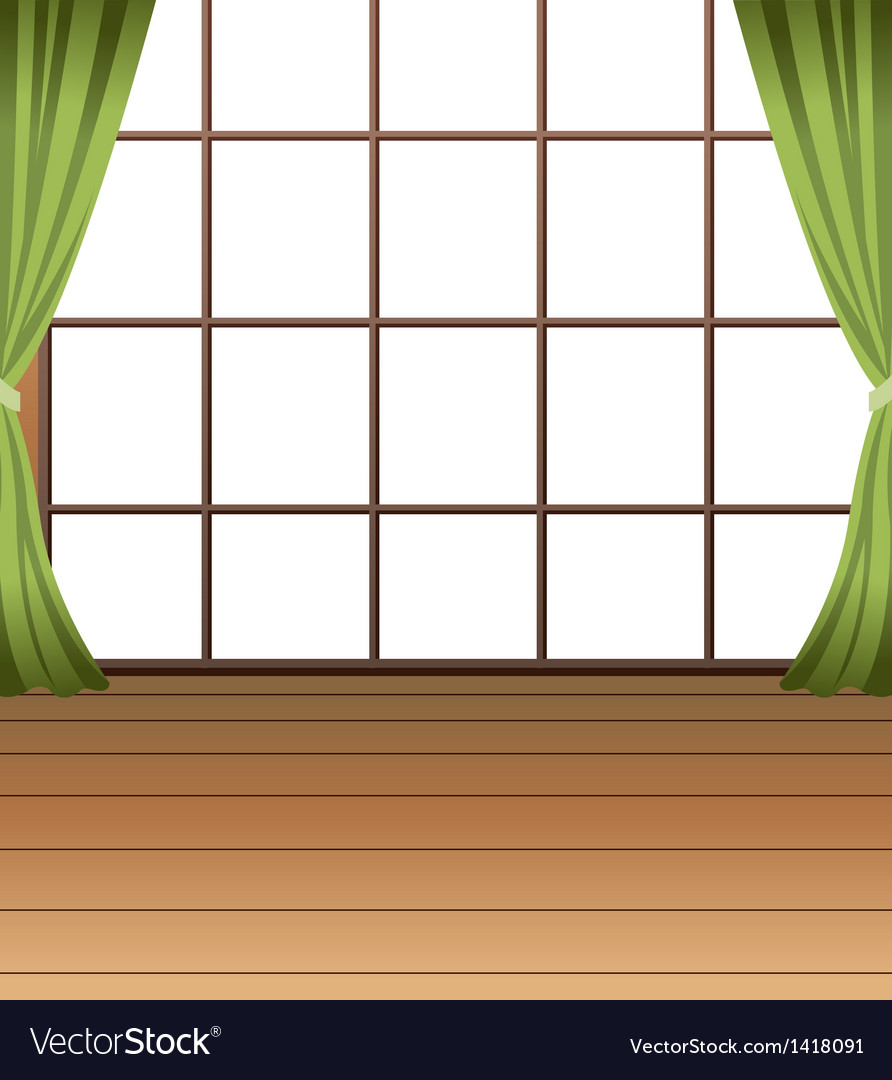 Window interior background Royalty Free Vector Image