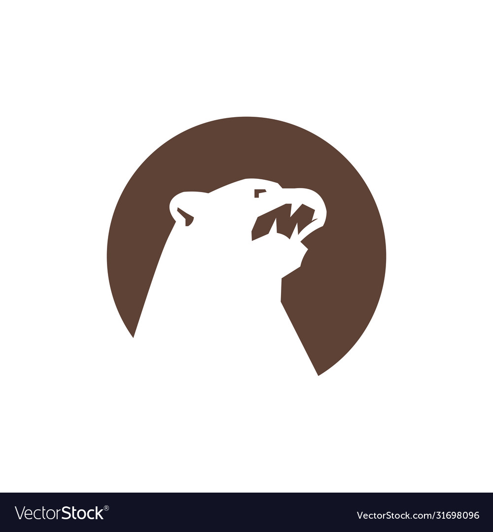 Bears logo template Royalty Free Vector Image - VectorStock