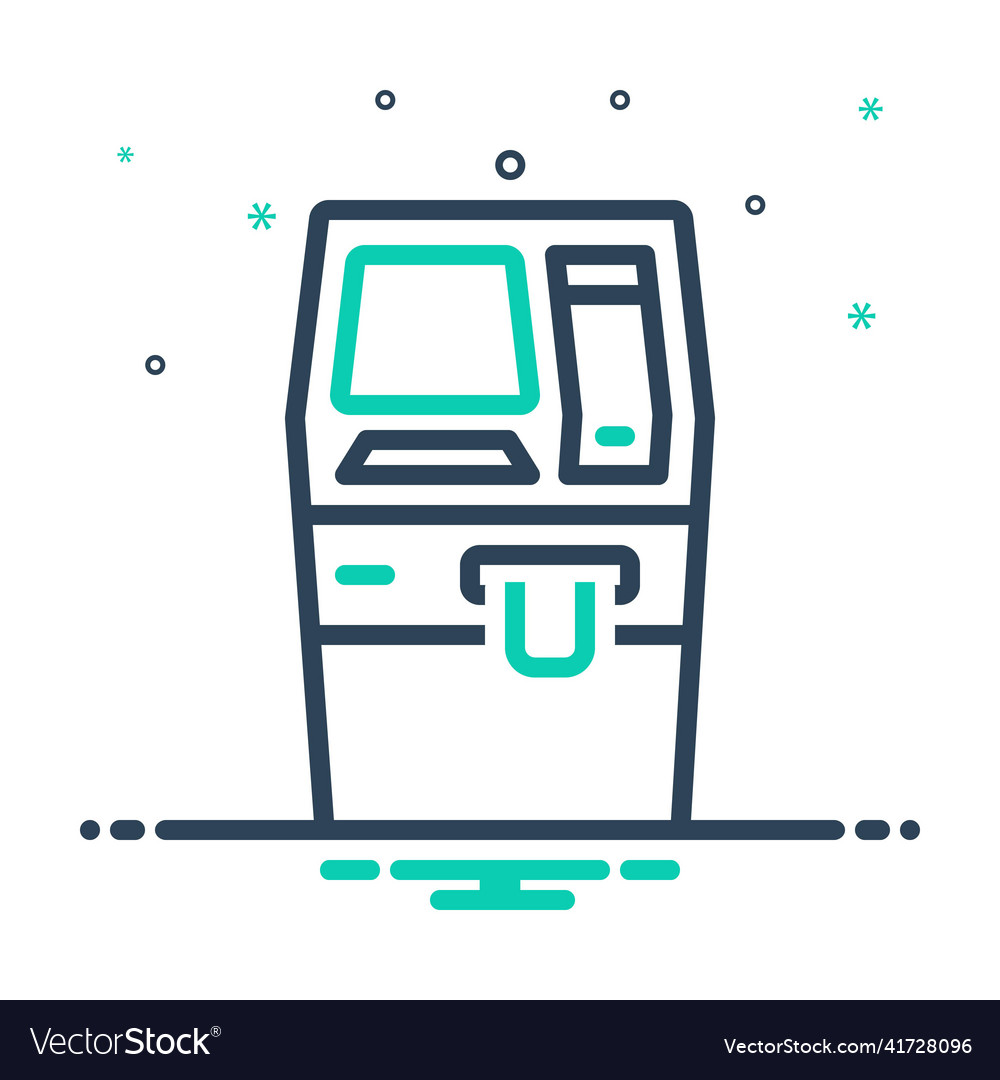 Cash machine Royalty Free Vector Image - VectorStock