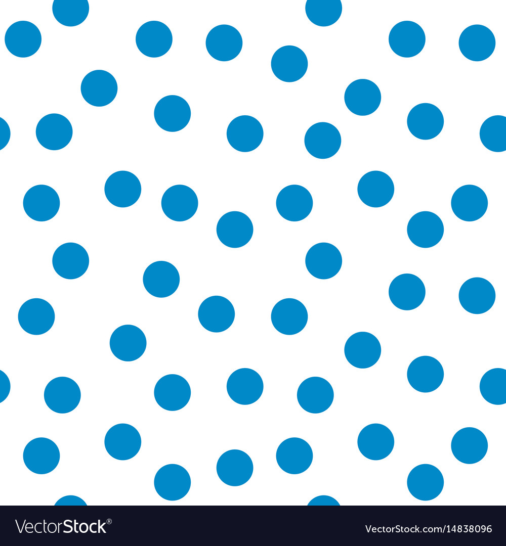 Circle blue seamless pattern Royalty Free Vector Image