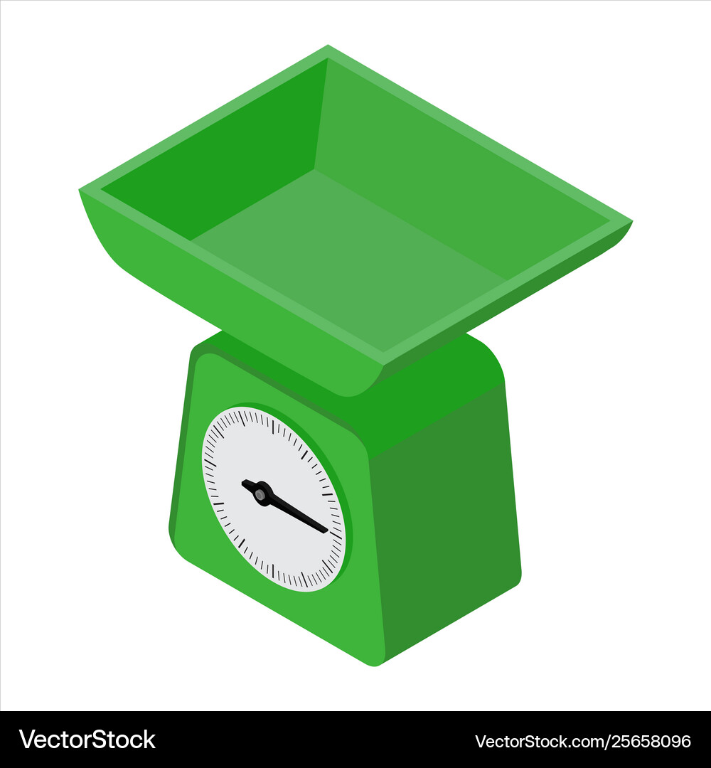 Domestic weigh scales Royalty Free Vector Image