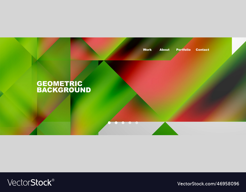 Dynamic lines triangles rectangles geometric Vector Image