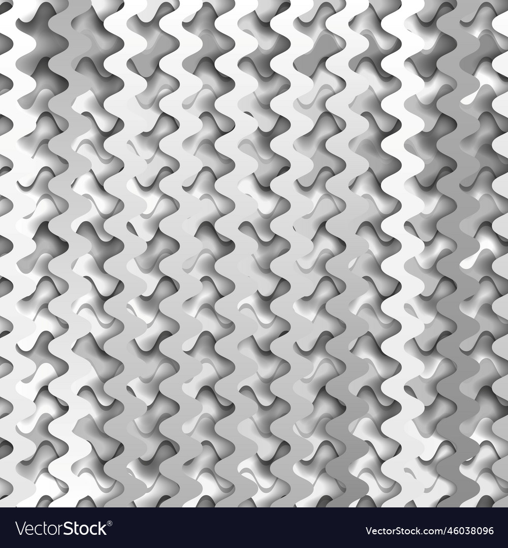Grey wavy stripes pattern texture Royalty Free Vector Image