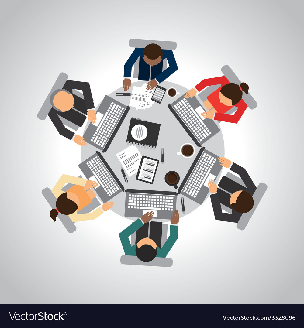 Teamwork design Royalty Free Vector Image - VectorStock