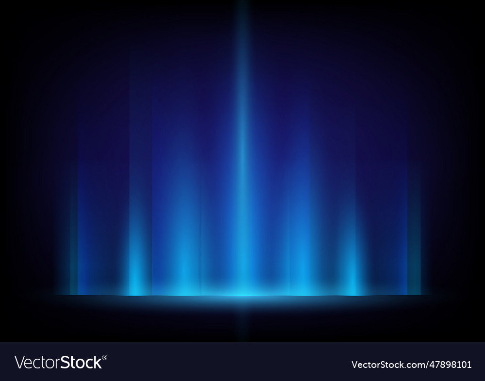 Abstract blue light rays effect background3 Vector Image