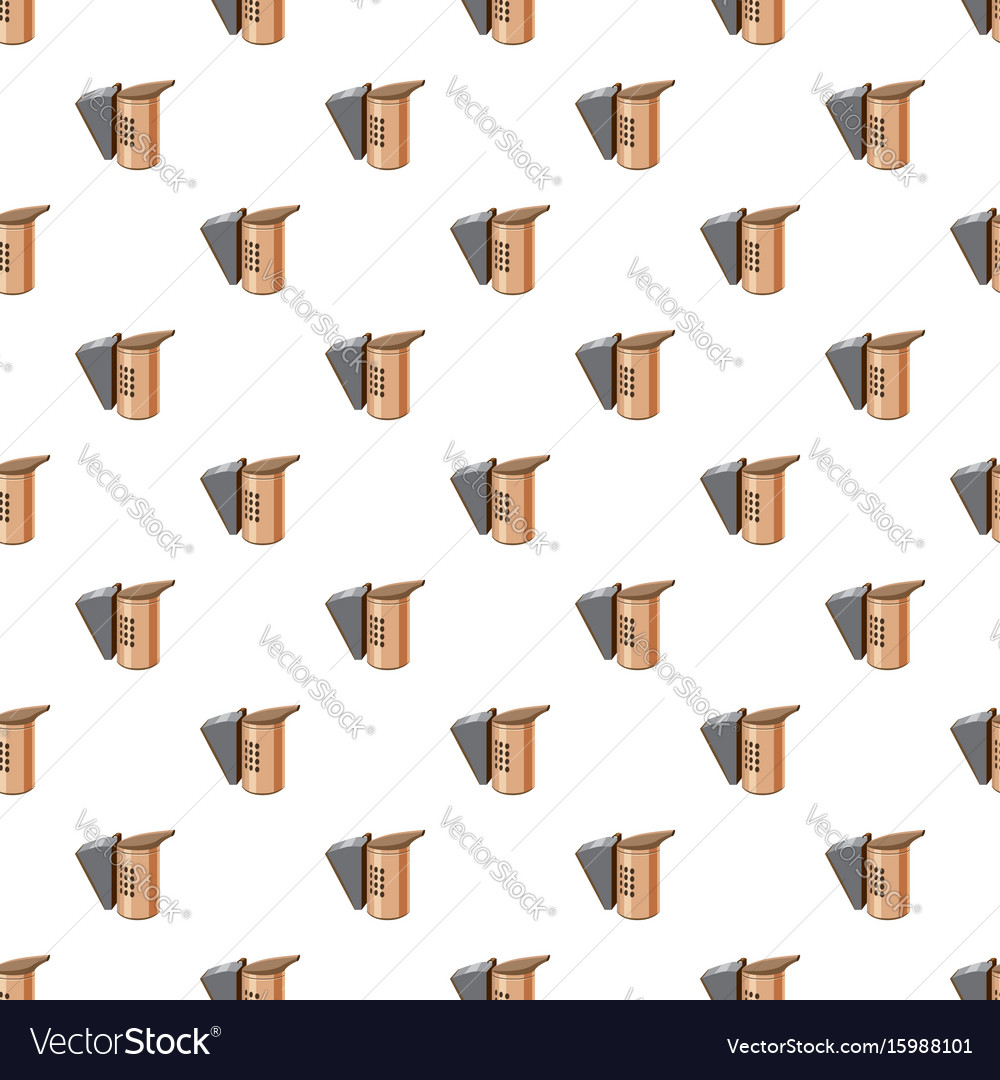 Beekeeping smoker pattern Royalty Free Vector Image