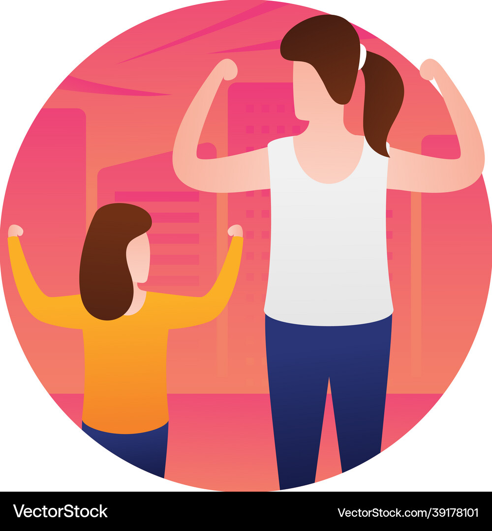 Kids exercise Royalty Free Vector Image - VectorStock