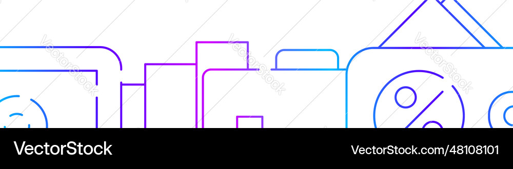 Money related horizontal banner or border template