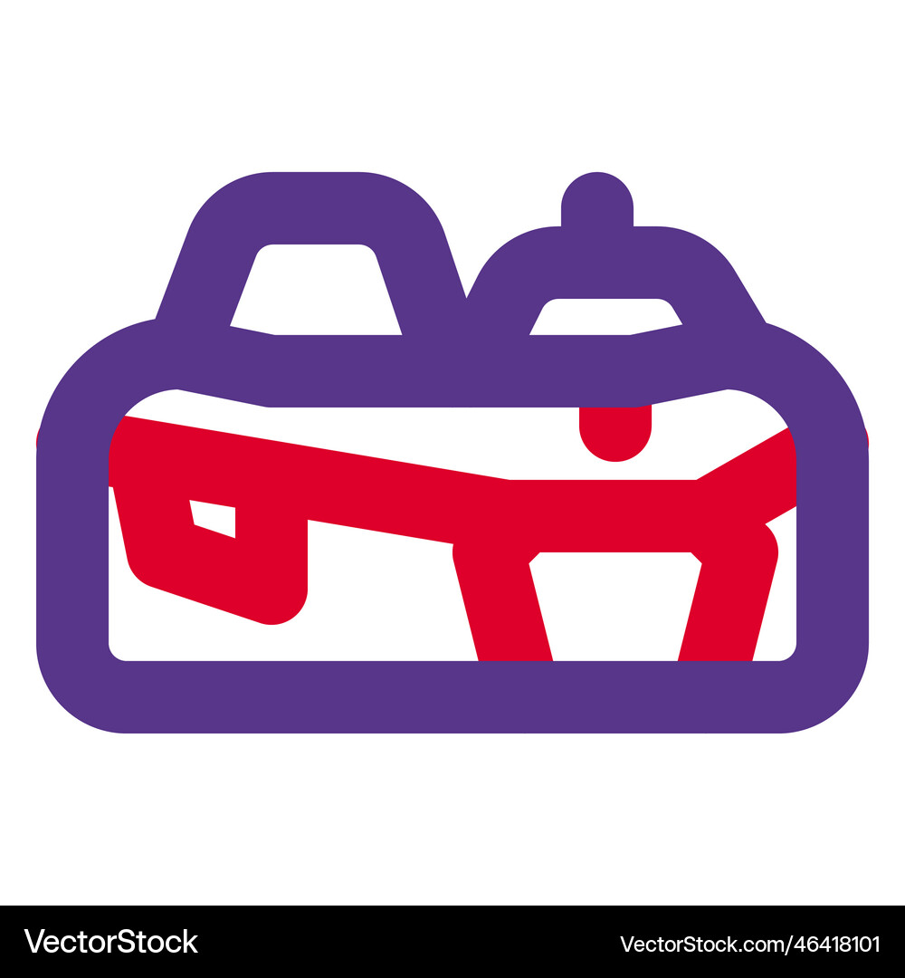 Roadster an open two seater vehicle Royalty Free Vector