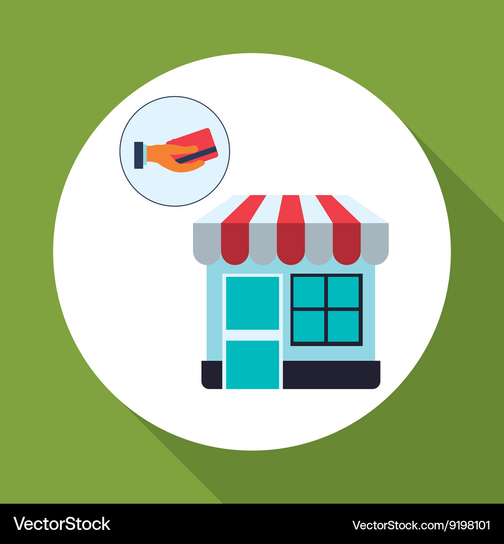 Sales and retail design shopping icon white Vector Image