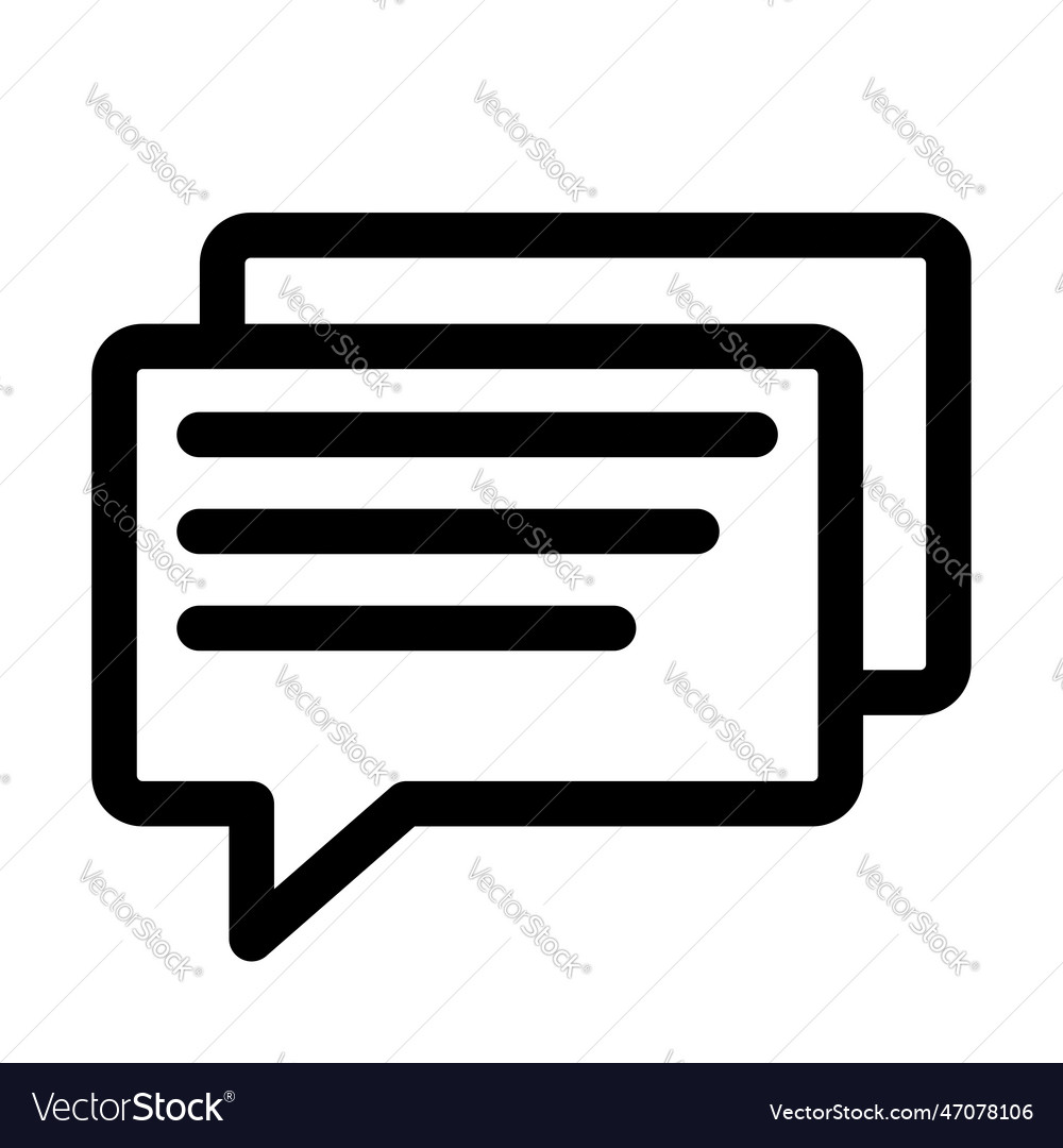 Comment icon Royalty Free Vector Image - VectorStock