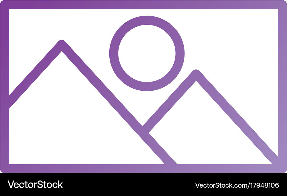 Photo picture image design graphic icon Royalty Free Vector