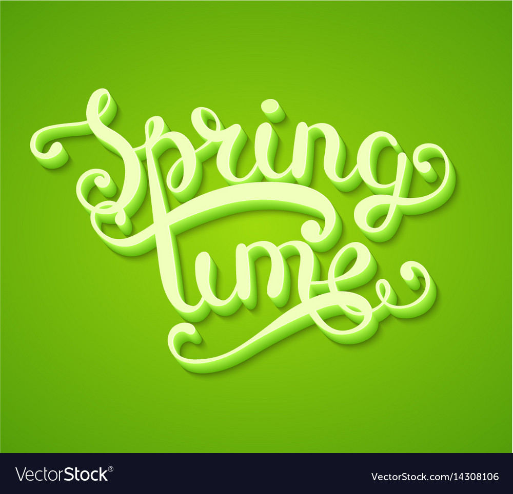 Spring time Royalty Free Vector Image - VectorStock